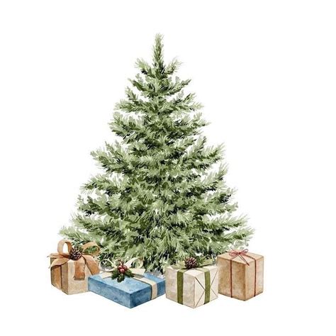 Pin By Montse On Fondos Asterik Christmas Tree With Presents Vintage