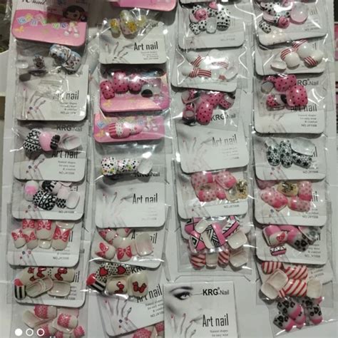 خرید و قیمت ناخن مصنوعی دخترانه از غرفه خرازی و لوازم تزیینی گل پونه