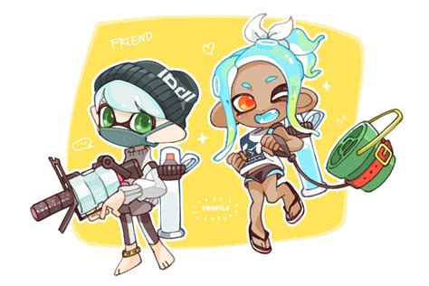 Inkling Player Character Octoling Player Character Octoling Girl And Inkling Boy Splatoon