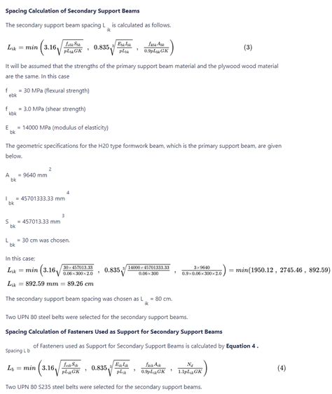 How To Make A Formwork Scaffolding Calculation IdeCAD Forums