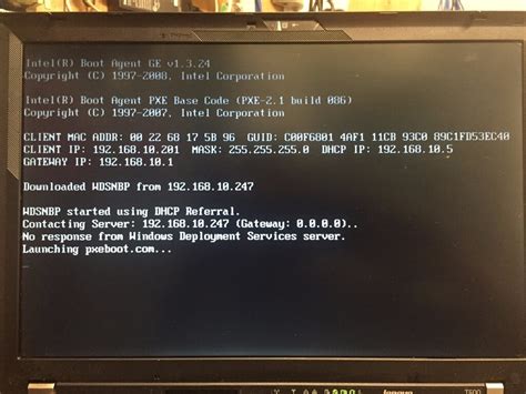 Pxe Boot Problem Software Spiceworks Community