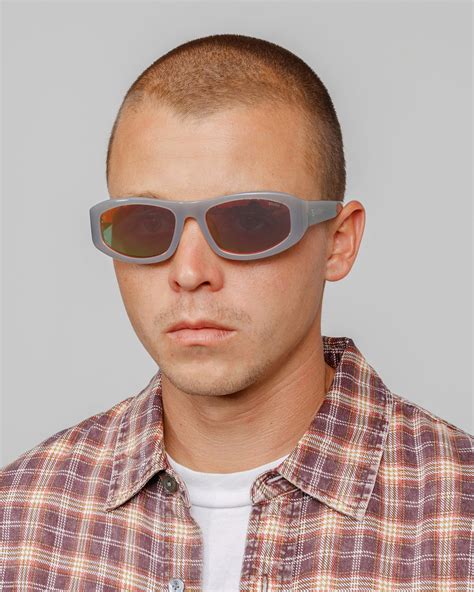 Landon Sunglasses In Greysilver Flare Stüssy