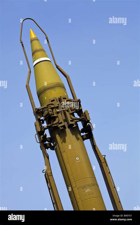 A Scud Ballistic Missile On Display At The Army Day Celebrations In