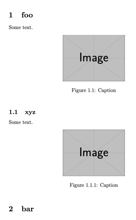 Sectioning Numbering Of Figures And Tables By Section If Subsection TeX LaTeX Stack Exchange