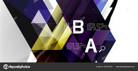 Modern Mosaic Triangle Template Background Great Design For Any Purposes Abstract Geometric