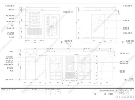 深圳市深业花园样板房装修施工图下载【id1123728434】知末案例馆