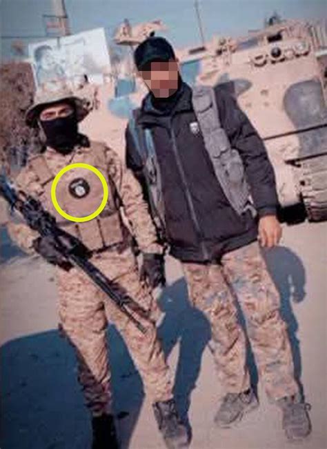 Chilling Images Show Fighters Wearing Isis Symbols In The Middle East