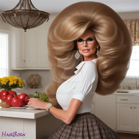 Photorealistic Big Hair Beauties By Hairborn On Deviantart