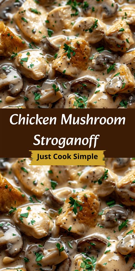 Chicken Mushroom Stroganoff