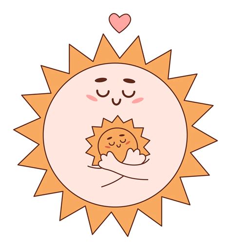 Sticker Happy Sun Mom 22199080 Png