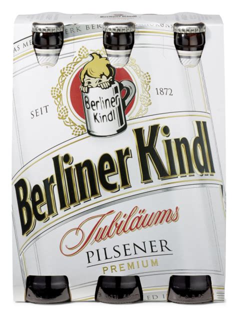 Berliner Kindl Jubiläums Pilsener 6 X 033 L Flaschen 496