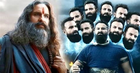 রাবণ নাকি আলাউদ্দিন খিলজি স্পাইক চুল টিশার্ট পরা সইফকে দেখে হেসে