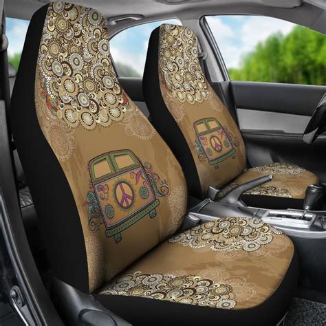 Hippie Van Mandala Hippie Car Seat Covers Yeswevibe Hippie Car Car