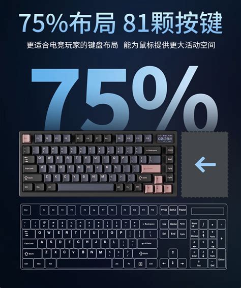 Vxe 推出 Atk V75 Pro 三模机械键盘：147 英寸彩屏，售 379 元腾讯新闻