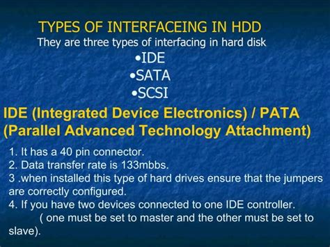 Hard Disk Ppt Ppt Operating Systems Computer Software And