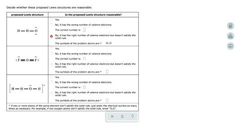 Solved Decide Whether These Proposed Lewis Structures Are