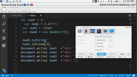 شرح 18 Javascript Object Number كورسات بالعربي