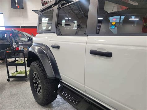 Xpel Stealth Ppf Wrap Completed On Bronco Raptor In Oxford White