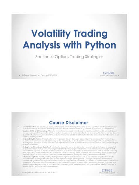 4options Trading Strategies Python Pdf