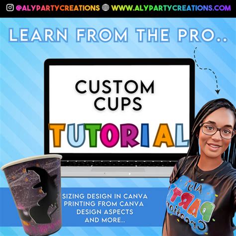 Cups Tutorial Alys Party Creations