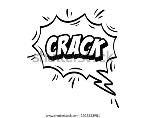 Retro Explosion Comics Onomatopoeic Speech Bubble Stock Vector Royalty