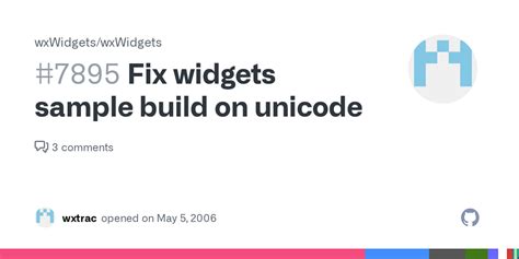 Fix Widgets Sample Build On Unicode · Issue 7895 · Wxwidgetswxwidgets