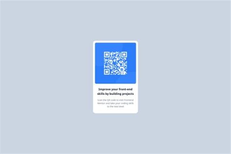 frontend mentor challenge 1 qr page using tailwind css coding