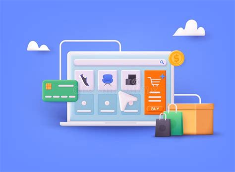 Online Shopping On Application And Website Concept Digital Marketing