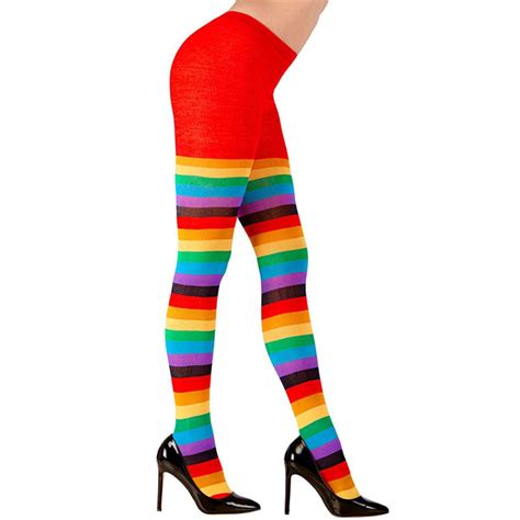 Rainbow Socks Tights Xl Party Delights