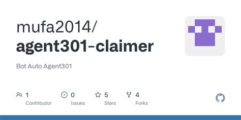 Github Mufa2014agent301 Claimer Bot Auto Agent301