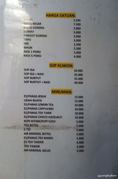 Selalu Diperbarui Menu Bakso Malang Tanjung Duren 18 Tanjung Duren