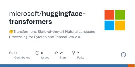 github microsoft huggingface transformers 🤗transformers state of the art natural language