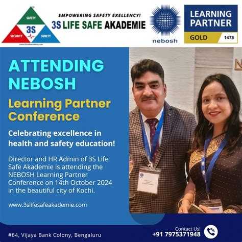 Saquib Hayat On Linkedin Nebosh Learningpartnerconference Healthandsafety Safetyexcellence