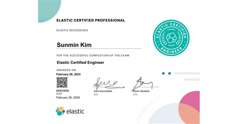 김선민 on linkedin elastic certified engineer 선민 김 elastic certified