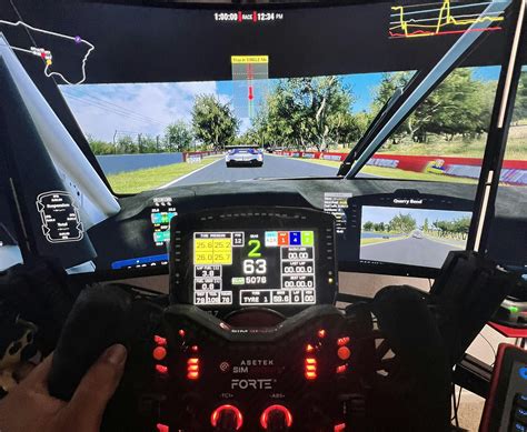 Ddu 107 68 Sim Racing Dash Display With Leds Sim Racing Addict