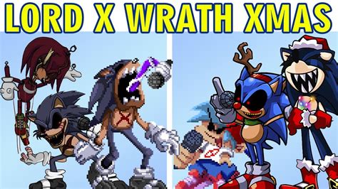 Friday Night Funkin VS Lord X Wrath 2022 XMAS PATCH V2 FNF Mod HARD