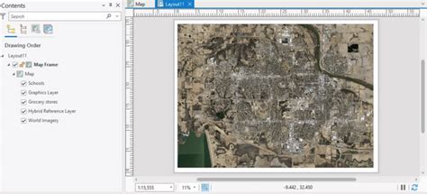 why won t my graphics layers show up in my layout r arcgis