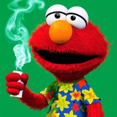 Elmo Getting Tickled By Weed R Aiartonweed