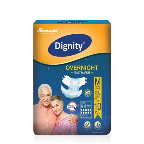 Dignity Overnight Adult Diapers At Rs 500pack Disposable Diaper In