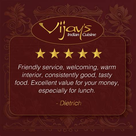Vijays Indian Cuisine On Linkedin We Are Deeply Grateful For Your Kind
