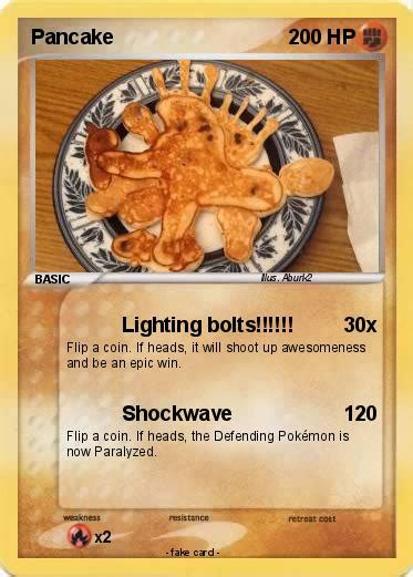 Pokémon Pancake 57 57 Lighting Bolts My Pokemon Card