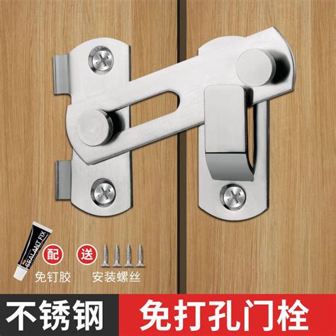明裝不銹鋼老式門搭扣移門插銷門栓門鎖扣多用型插銷門栓門扣卡扣 蝦皮購物