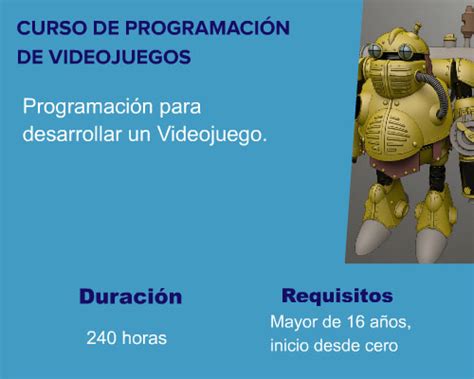 Cursos de programación de videojuegos con Unity.