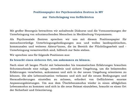 Weltflüchtlingstag Positionspapier für menschenwürdige