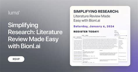 Simplifying Research Literature Review Made Easy With Bionlai · Luma Ahmad Jadallah Md