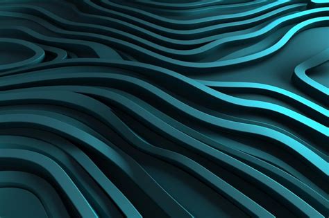 Premium Photo A Blue Wave Background With A Dark Blue Wave Pattern
