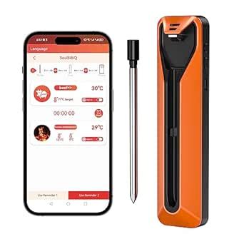 Amazon Wireless Meat Thermometer Digital Cooking Thermometer With Remote Probe 600Ft