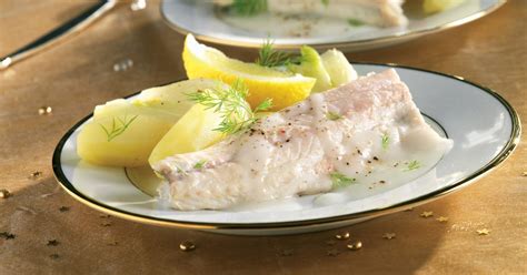 Recette Weight Watchers bar poché au citron Marie Claire