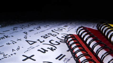 Physics And Mathematics Formulas Education Concept Stock Video Video Of Figure Complex