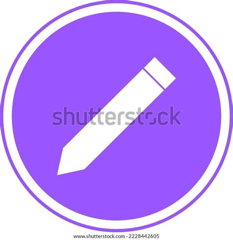 Pen Icon Pencil Icon Edit Button Stock Vector Royalty Free 2228442605